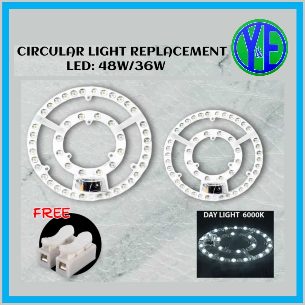 36W/48W ROUND LED MAGNET MODULE LIGHT CIRCULAR TUBE REPLACEMENT ...