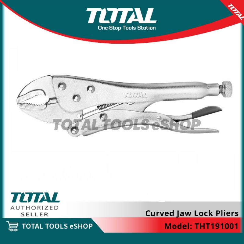 Total Curved Jaw Lock Pliers - THT191001 | Lazada