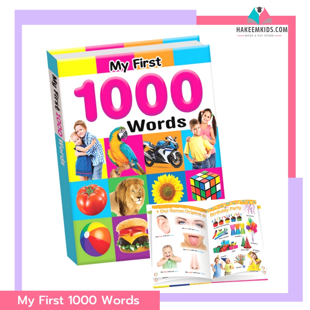 MY FIRST BOOK 1000 WORDS | Shopee Malaysia