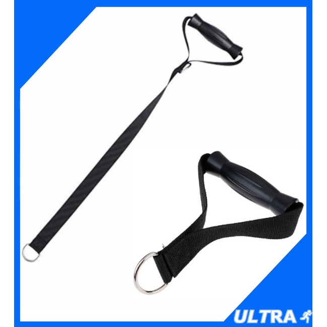 1pcShort Long Pull Rope Handle Strap Cable Resistance Band Crossover ...