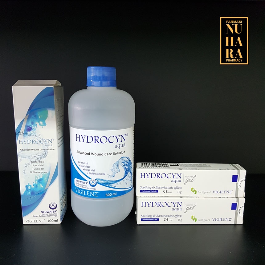 Hydrocyn Aqua Solution and Gel for Wound Debridement, Wound Healing ...