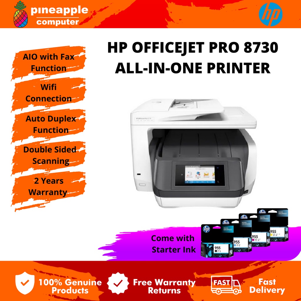 HP OfficeJet Pro 8730 All-in-One Printer | Shopee Malaysia