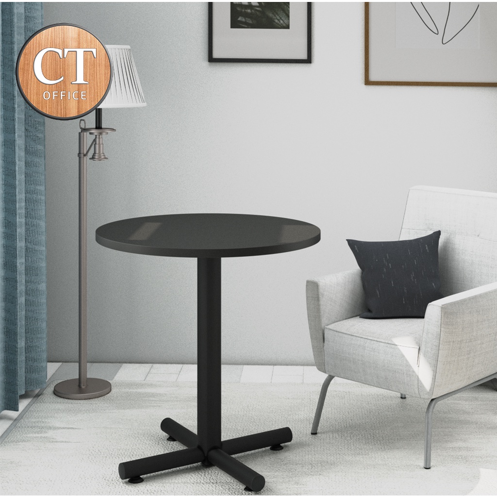 Black Round Bar Table Like Ikea / Metal Black Round Table / Round Home ...
