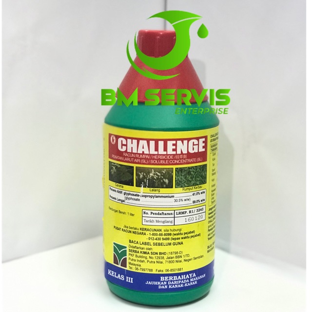 Herbicide / Racun Rumpai Challenge (1L) | Shopee Malaysia