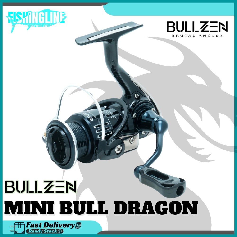 BULLZEN MINI BULL DRAGON Ultralight Spinning Fishing Reel | Shopee Malaysia