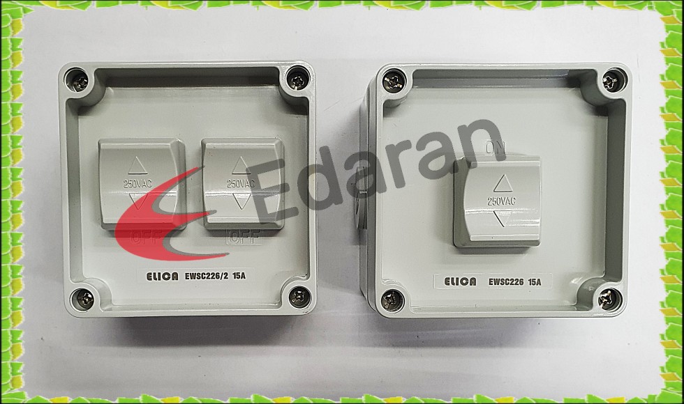 ELICA EWSC226 15A WEATHER PROOF SWITCH IP56 - (1G2W , 2G2W) | Shopee ...