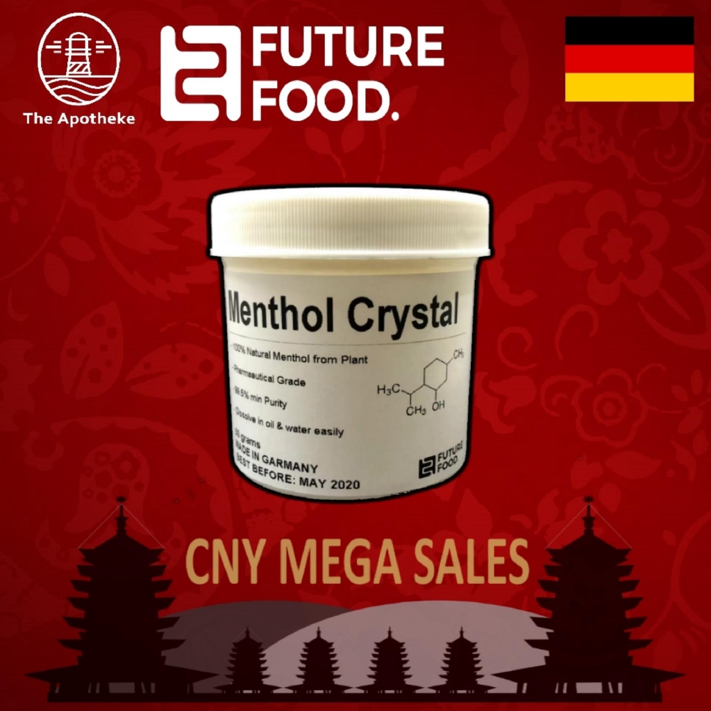 MENTHOL CRYSTAL (PURE) / 50G / IMPORT FROM GERMANY | Shopee Malaysia