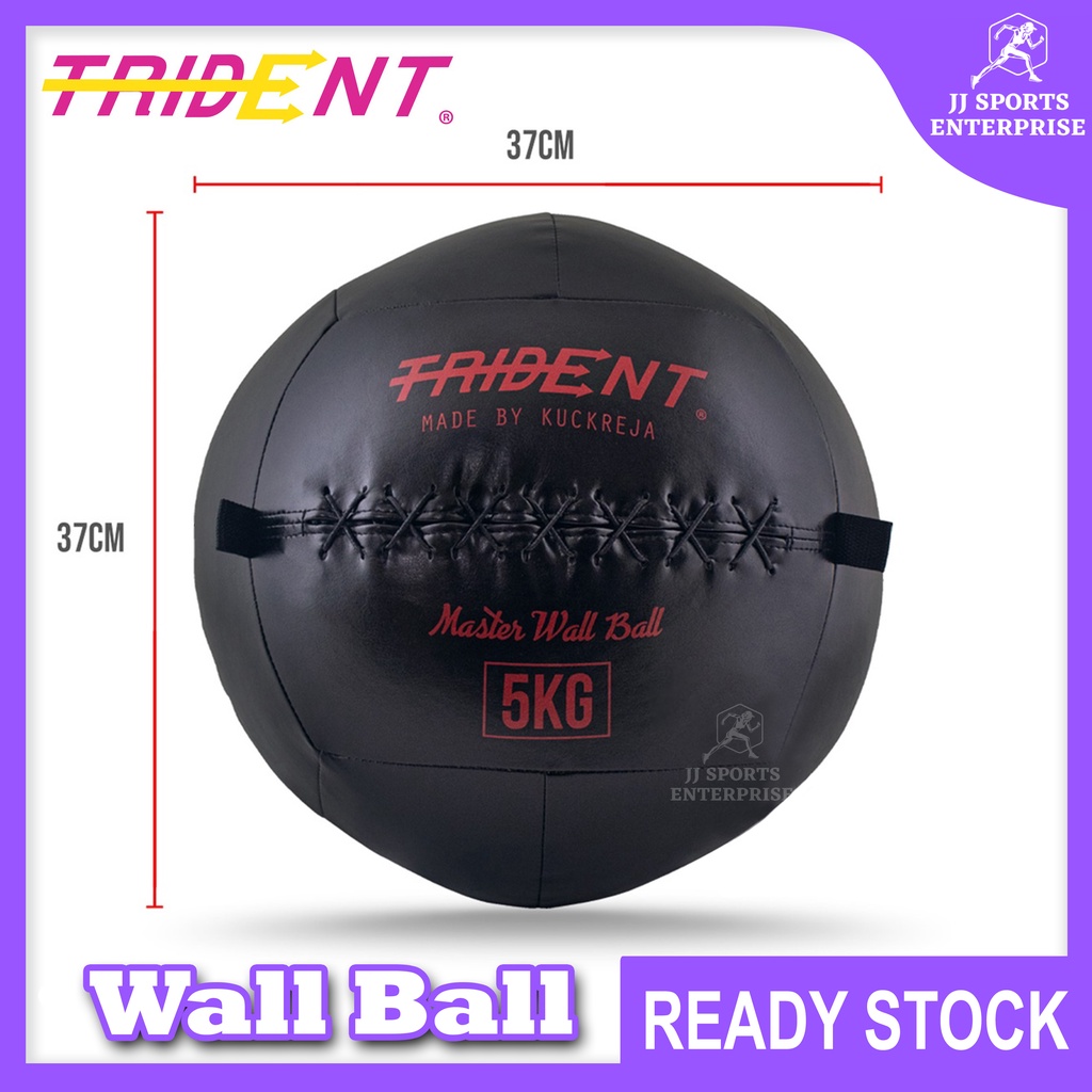 Trident Master Premium Wall Ball 5kg Exercise Ball Gym Ball Soft ...