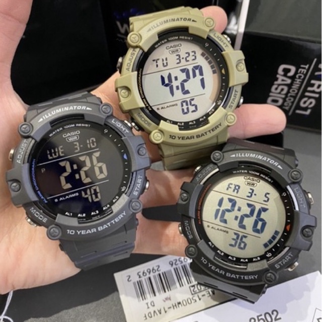 💥[NEW CASIO MODEL] CASIO POPULAR STANDARD DIGITAL BIG LCD MEN WATCH ...