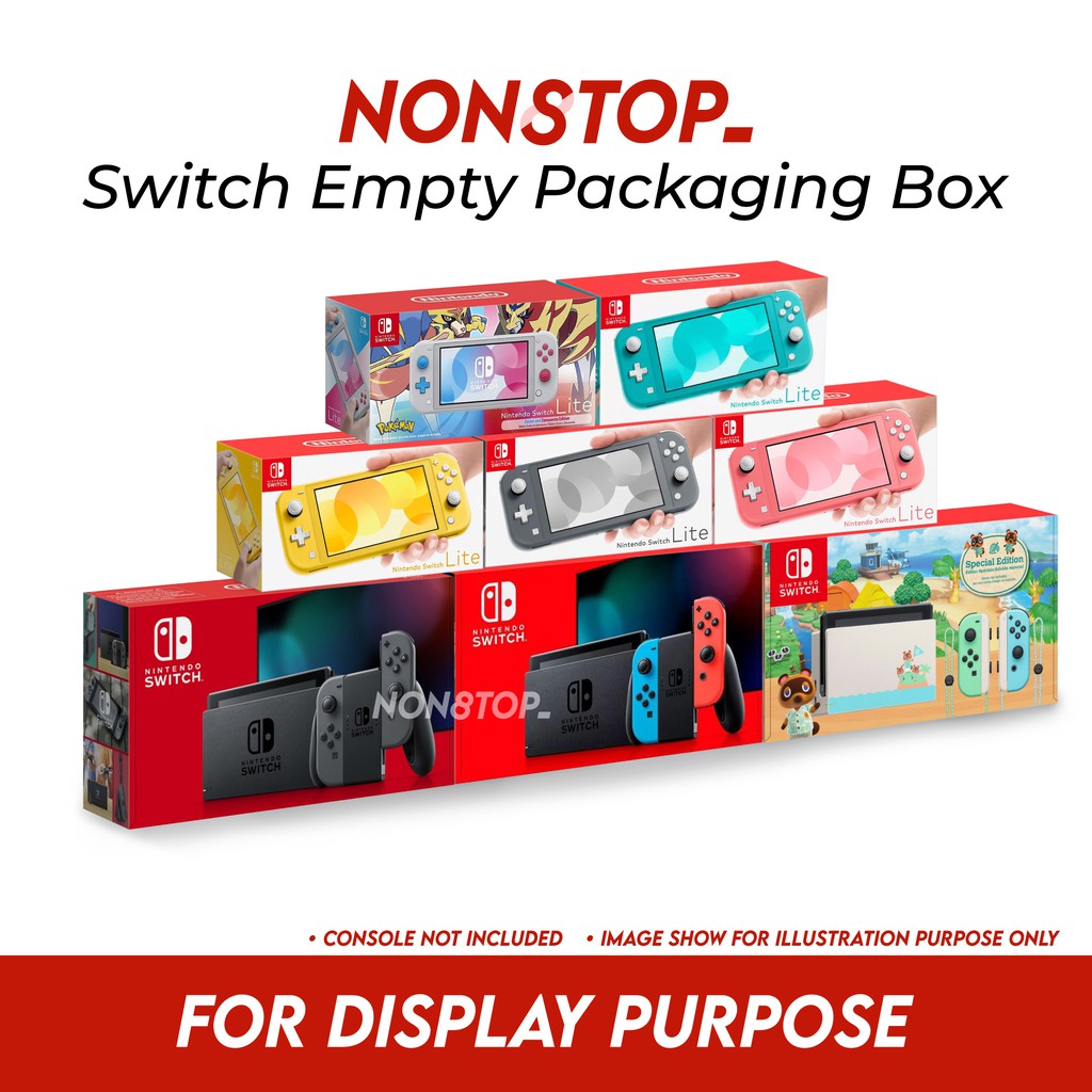 Nintendo Switch Empty Display Packaging Box Collection Box For Switch ...