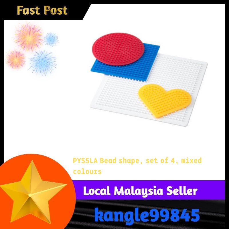 Ikea Pyssla Perler Beads White Big Square Pegboard Photo, 43% OFF