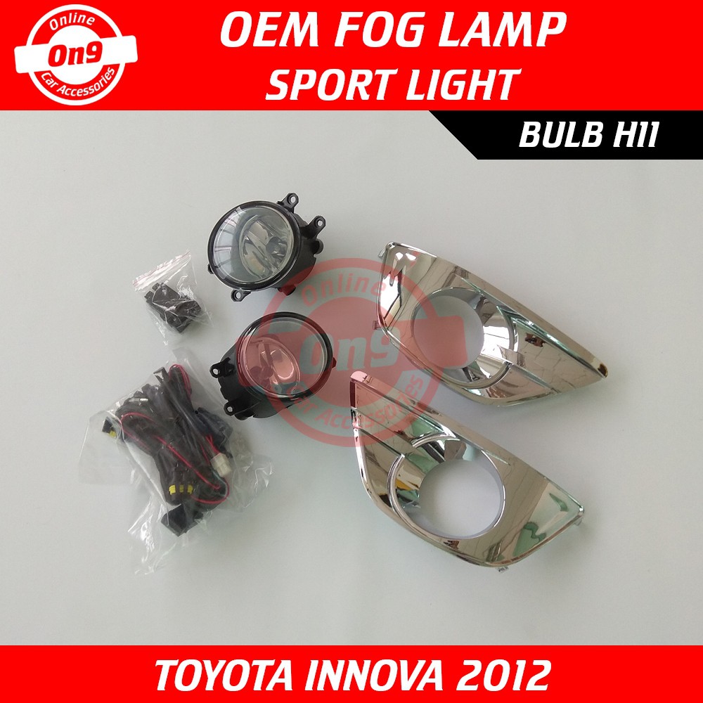 Toyota Innova 2011 2012 2013 OEM Fog Lamp Sport Light Full Sets ...