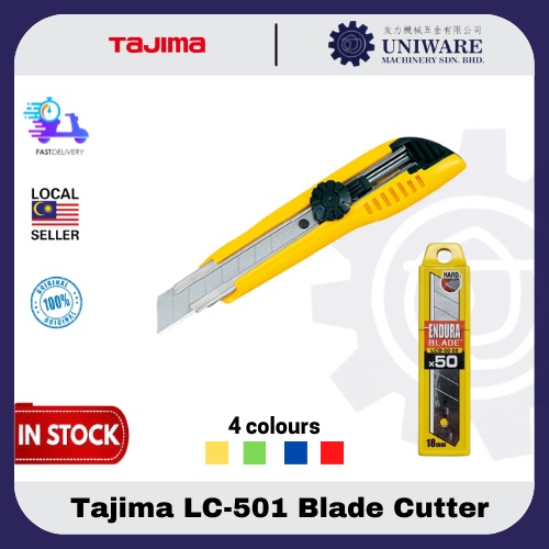 🔥100% ORIGINAL🔥Tajima 18mm Endura Blade Cutter Knife LC-501 & Blade Replacement | Shopee Malaysia