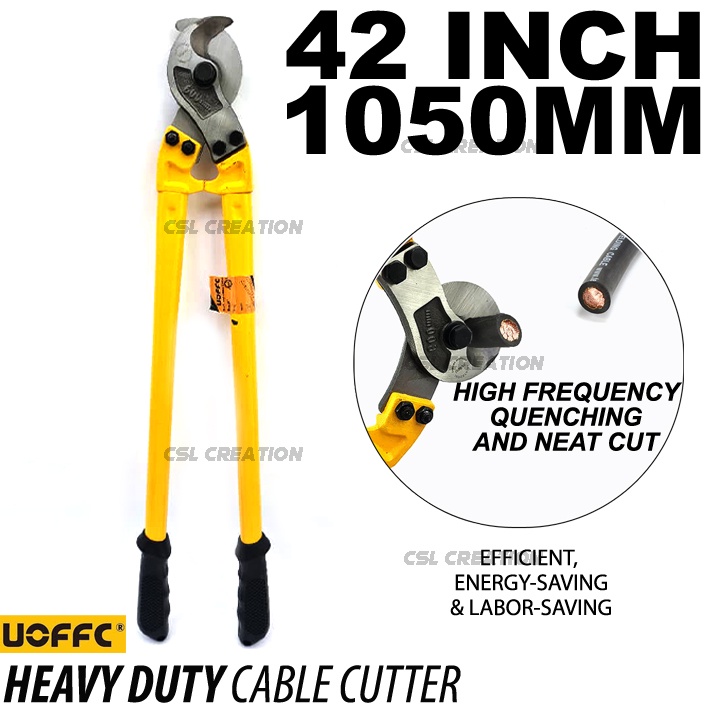 Cable Cutter UOFFC Heavy Duty CRV Cable Cutter Wire Rope Cutter Copper ...