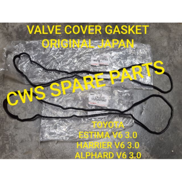 ORIGINAL JAPAN CYLINDER VALVE COVER GASKET TOYOTA ESTIMA HARRIER ...