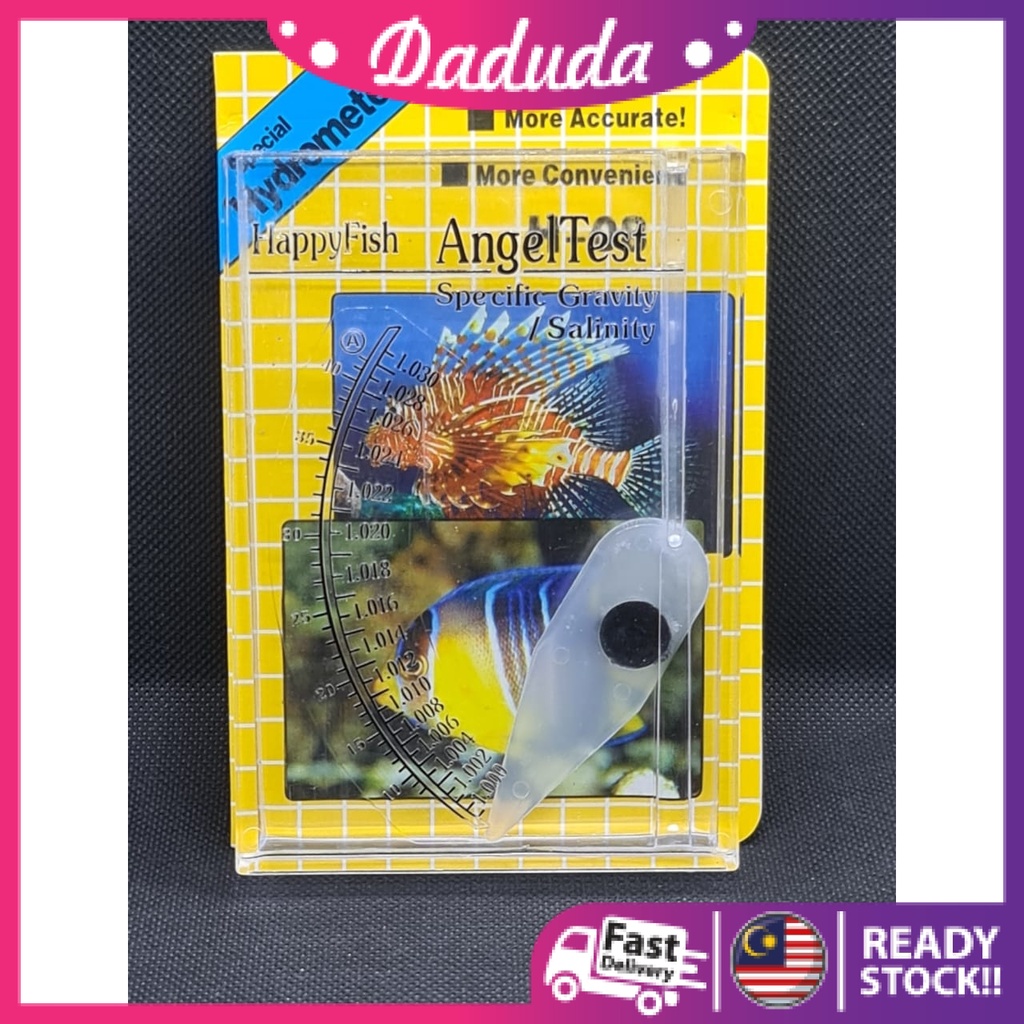 Aquarium Fish Tank Marine Test Sea Saltwater Hydrometer Salinity Meter ...