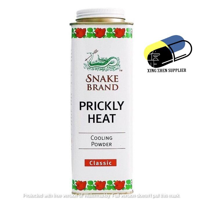 Snake Brand Classic Prickly Heat Cooling Powder 300g | Shopee Malaysia