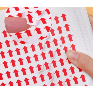 Red Arrow Sticker Mistake Defectives Marking for Pointing Rework Label ...