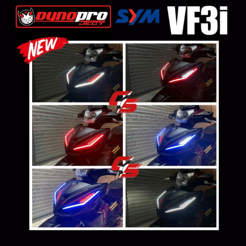 SYM VF3I DYNOPRO Pilot Led Mata gaban with Running Signal Position ...