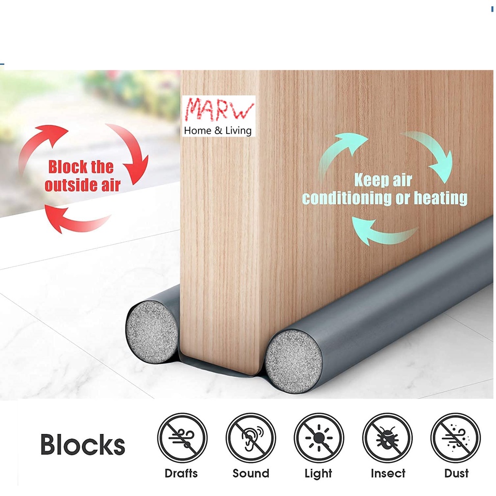 Bawah Pintu Penutup Lubang Bawah Pintu Door Gap Bottom Seal Sound Proof ...