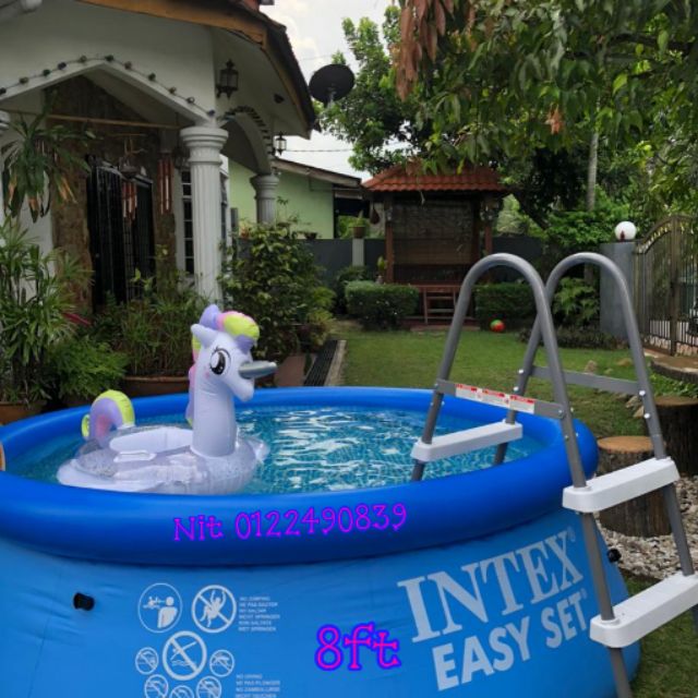 intex pool 8ft 24" easy set | Shopee Malaysia