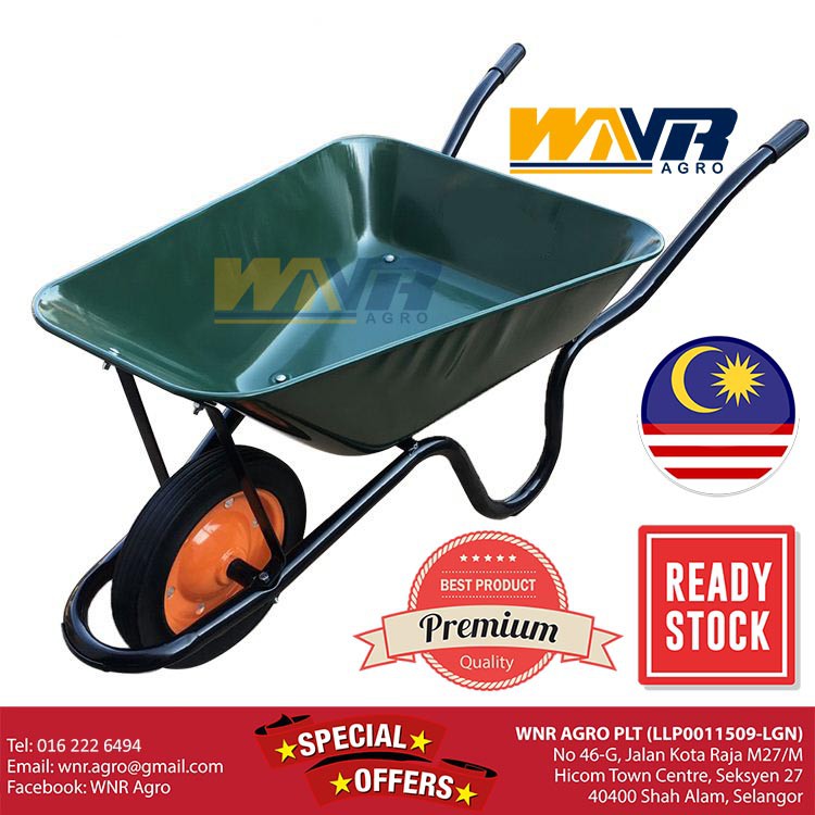 Kereta Sorong Wheel Barrow Heavy Duty High Quality Wheelbarrow Tolak ...