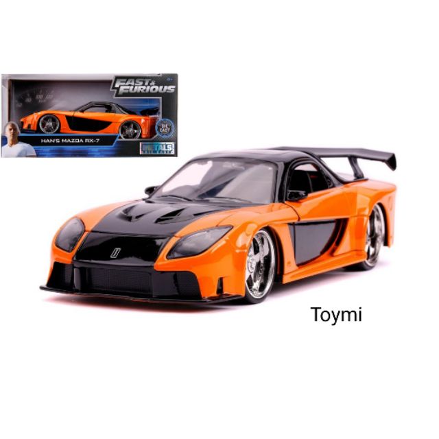 Jada 1/24 Han's Mazda RX7 Veilside Fast and furious Tokyo Drift ...