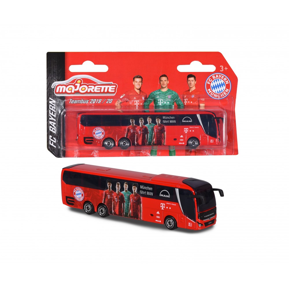 Majorette Lion's Coach L Supreme Bayern Munich Team Bus 2019/20 ...
