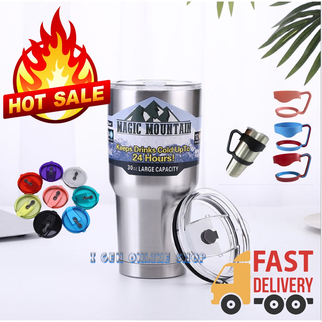 RockyMountain Bigger Capacity900ml tumbler mug 30oz 304 stainless steel Mug 大容量 冰霸杯 冰霸杯盖 双内胆不锈钢 ...