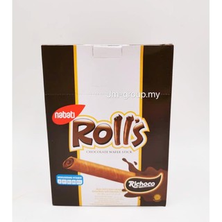 RICHEESE Rolls Cheese / Richoco Rolls Wafer Stick 20 Pkt X 8g | Shopee Malaysia