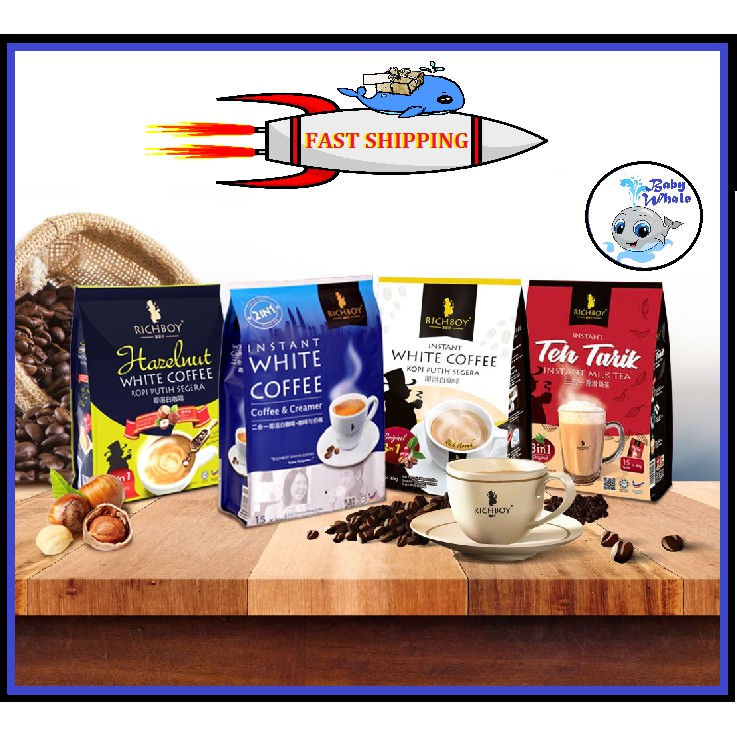 RICHBOY INSTANT WHITE COFFEE | Shopee Malaysia