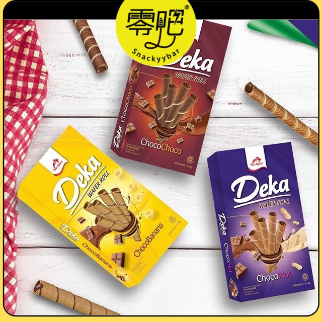 (Ready Snacks) Deka Wafer Roll Choco Nut/Choco Choco 45g | Shopee Malaysia