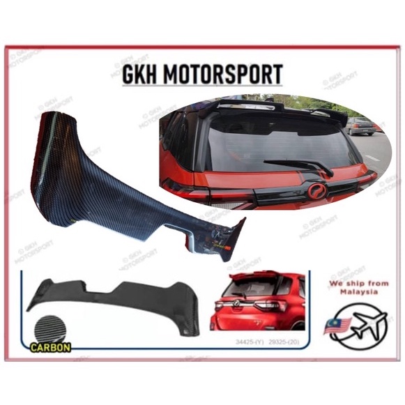 PERODUA ATIVA 2021 2022 GEARUP GEAR UP OEM ABS REAR SPOILER DUCKTAIL ...