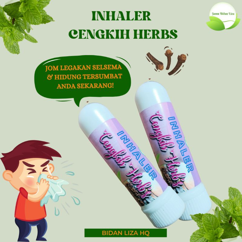 VIRAL!! INHALER CENGKIH HERBS BIDAN LIZA / TERAPI CENGKIH | Shopee Malaysia