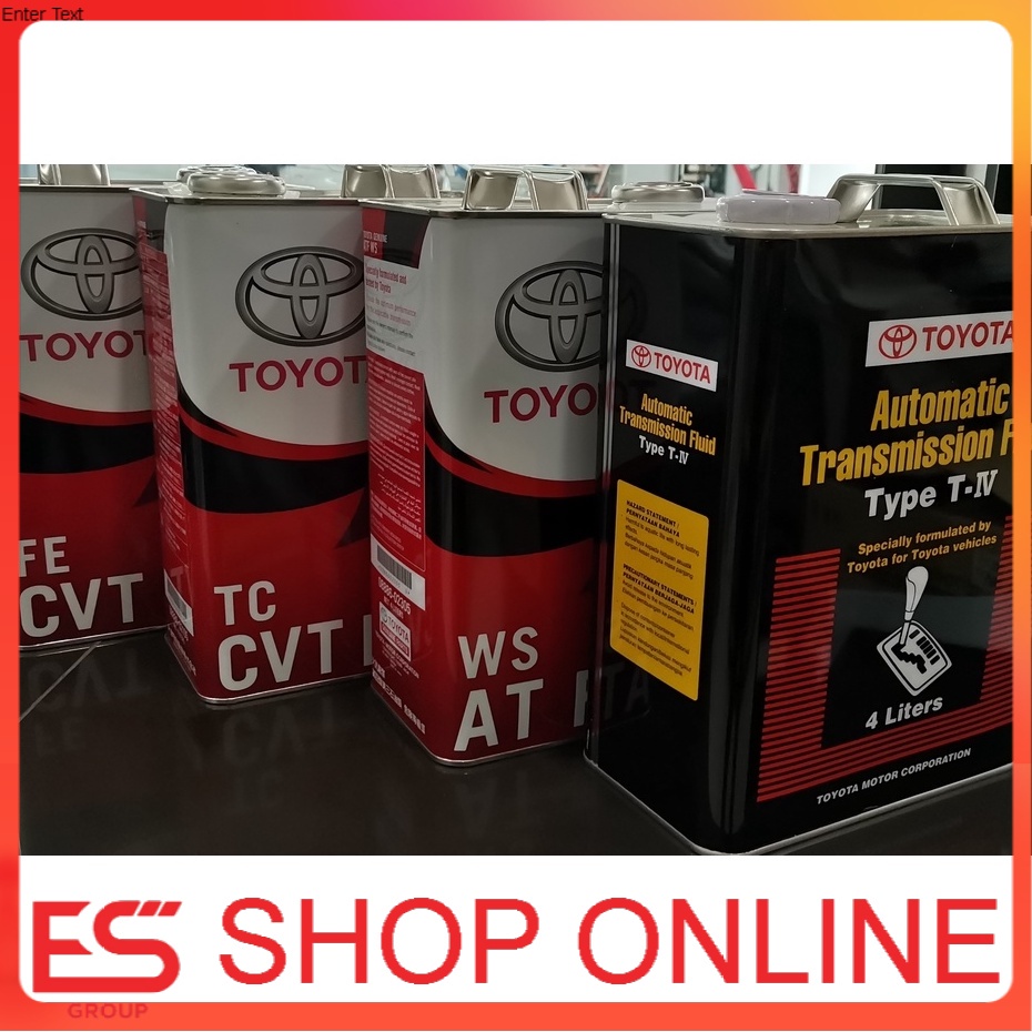 100% Original Toyota (4L) Automatic Transmission Fluid & CVT Fluid (T ...