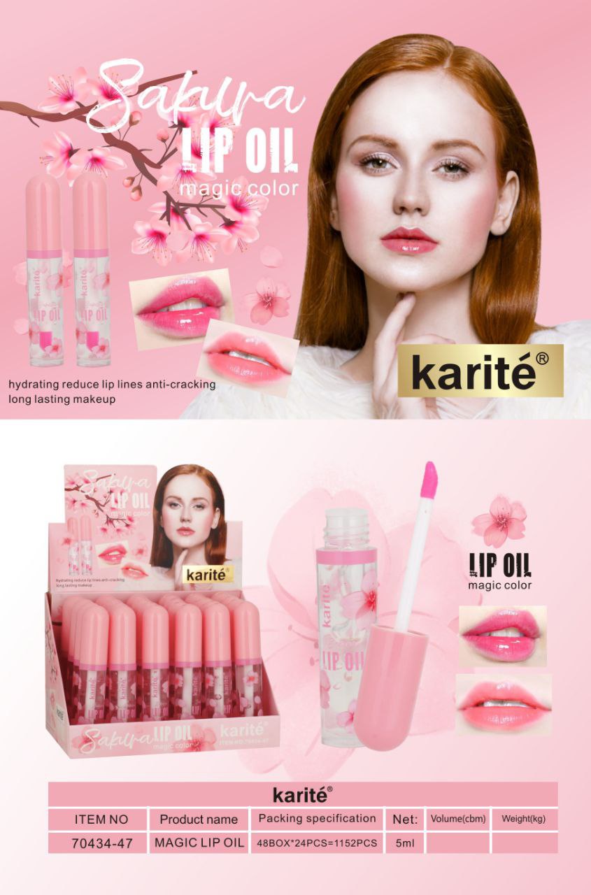 (AIKO) KARITE SAKURA MAGIC COLOR LIP OIL | Shopee Malaysia