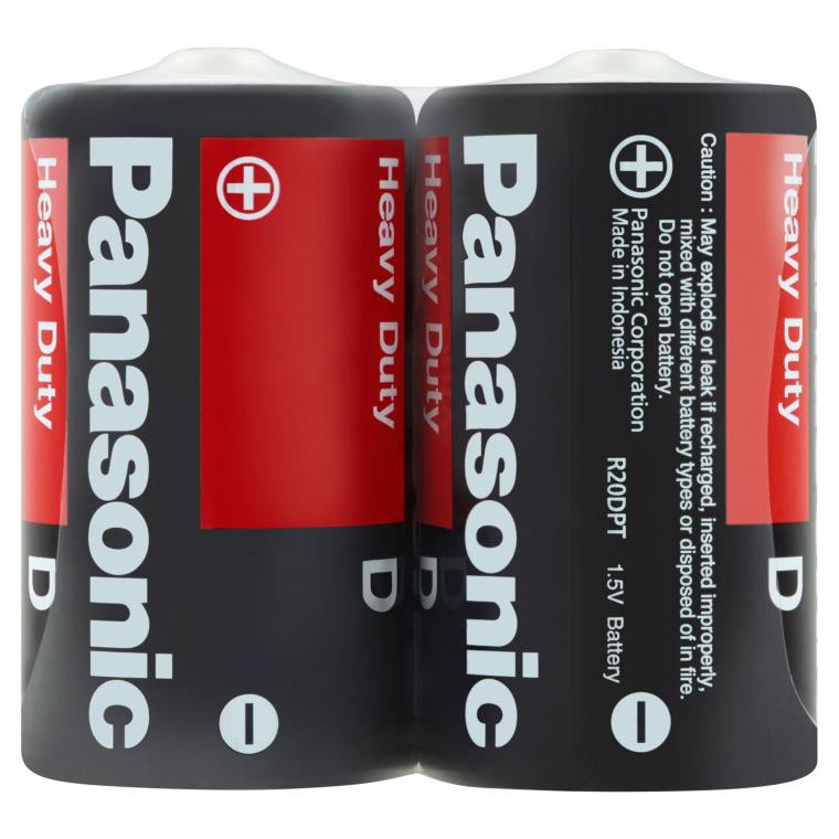 Panasonic Heavy Duty D Size 2 pcs Shrink Pack (24pcs/Box) | Shopee Malaysia