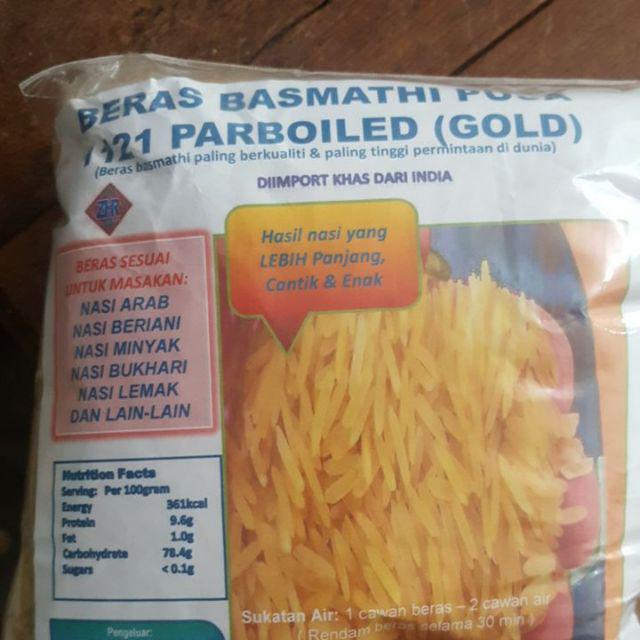 Beras Basmathi Pusa (Gold) 1kg | Shopee Malaysia