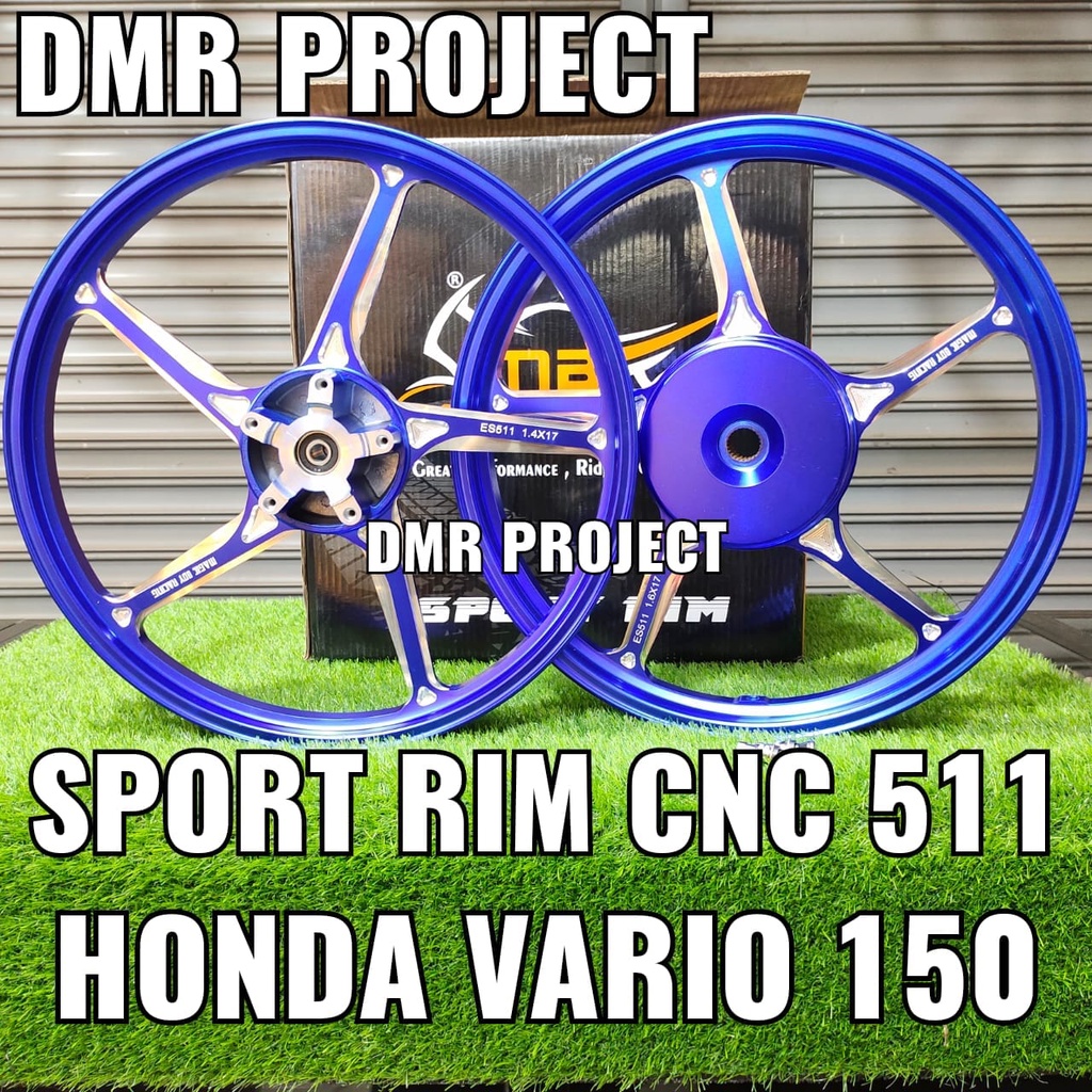 VARIO 150 SPORT RIM CNC FG511 MAGIC BOY ( 1.40/1.60X17 ) VARIO FG511 SPORT RIM ( FREE KEPALA ...