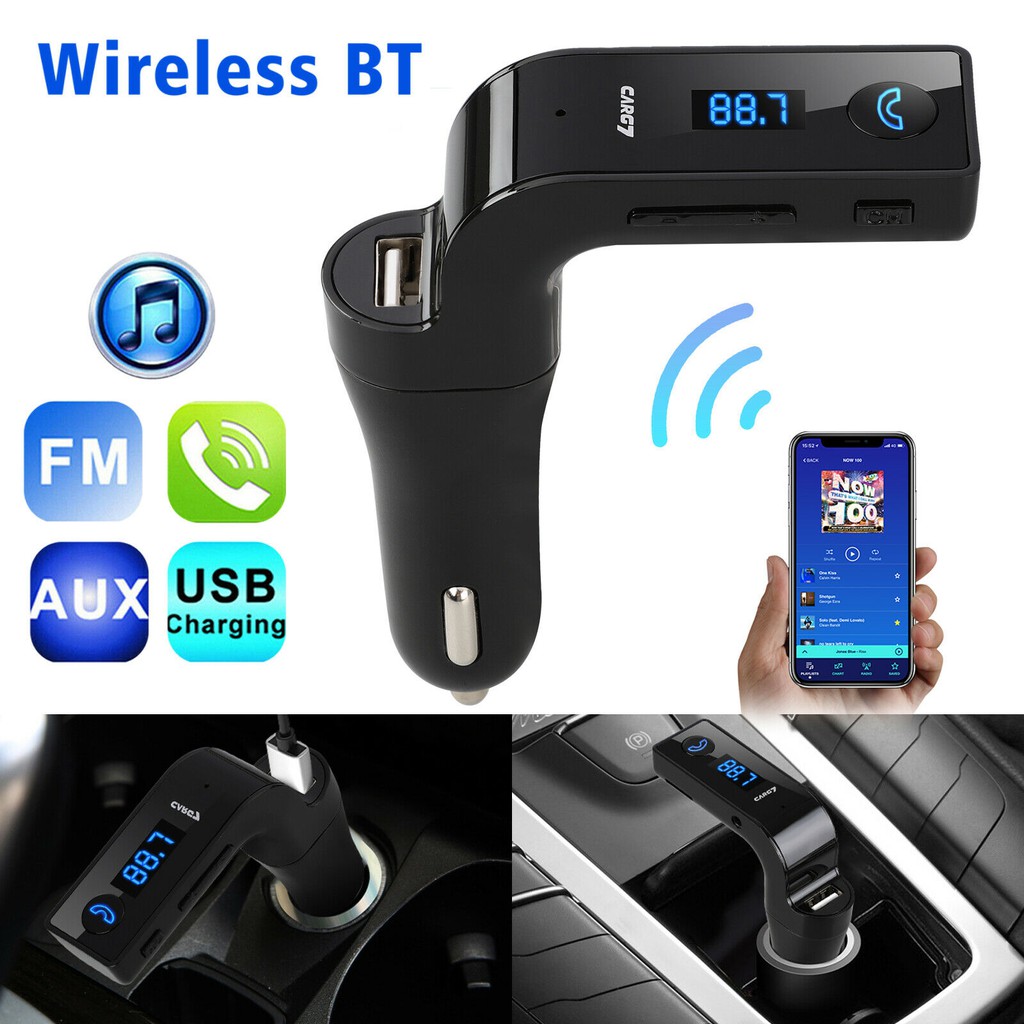 [ REDUCTION MYR 2.90 ] Car FM Modulator G7 FM Transmitter Bluetooth ...