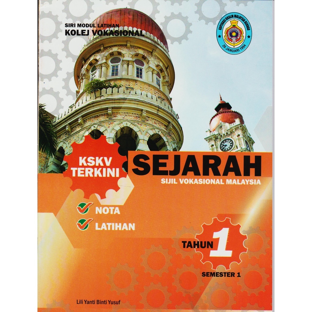 SIRI MODUL LATIHAN KOLEJ VOKASIONAL - KSKV TERKINI- SEJARAH TAHUN 1 | Shopee Malaysia