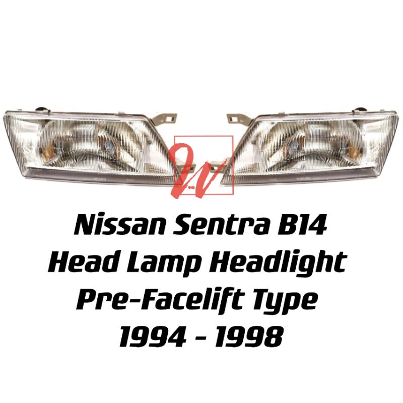 Nissan Sunny Sentra B14 Front Head Lamp Headlight 1994 - 1998 New ...