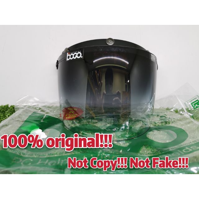 Visor Bogo 2 Tone 3 Button Dark Grey 100% original | Shopee Malaysia