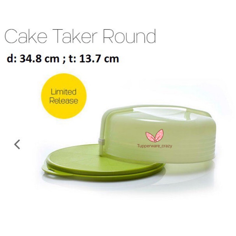 Tupperware Cake Taker Round (1pc) | Shopee Malaysia