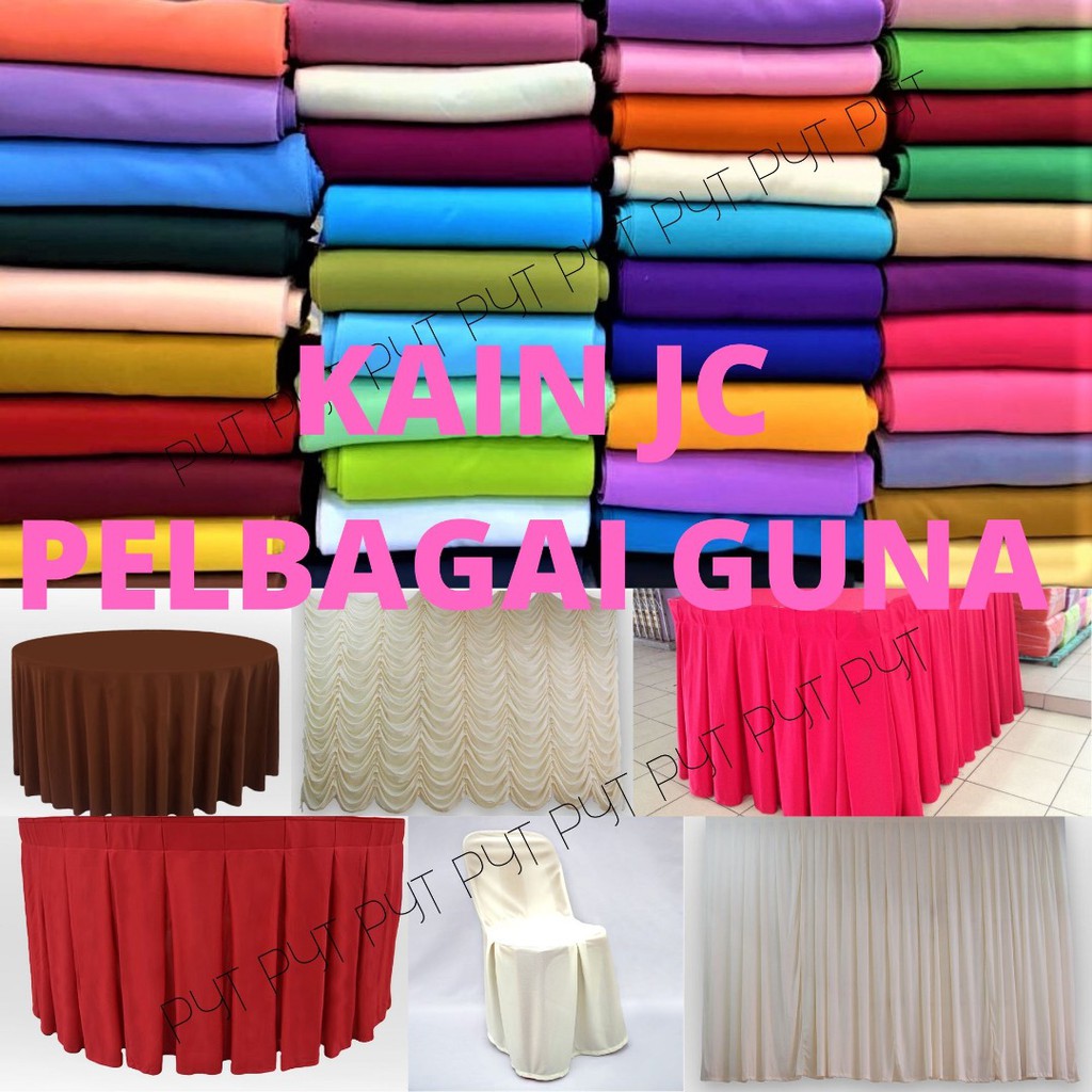 Kain Jc/ Jersey interlock 60" (kain langsir, alas meja, deco) PG2 X ...