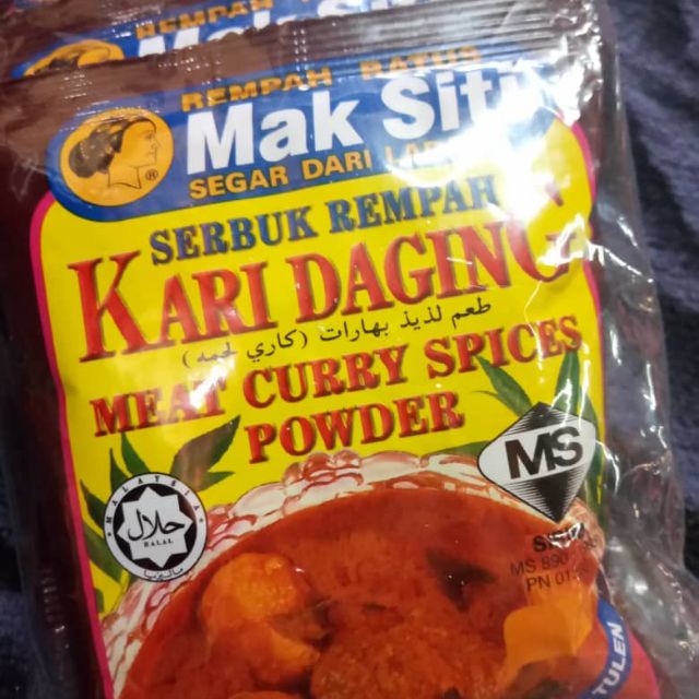 (3pcs) Rempah kari Daging Mak Siti | Shopee Malaysia