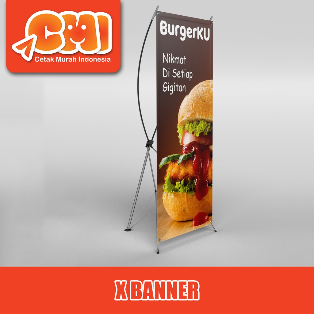 Print X-BANNER / STANDING BANNER 60 X 160 CM | Shopee Malaysia