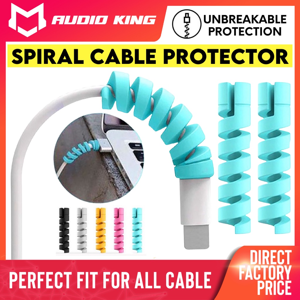 Spiral Phone Cable Protector Cute USB Cable Protector Cable Wrapper ...