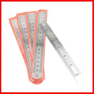 STAINLESS STEEL RULER / PEMBARIS BESI 15CM/6INCH & 30CM/12INCH | Shopee ...