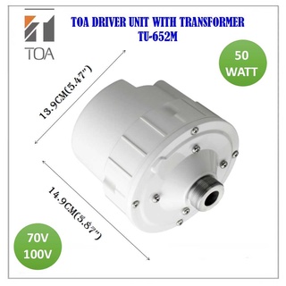 [TOA] TU-652M 50W DRIVER UNIT(W/MAT) | Shopee Malaysia